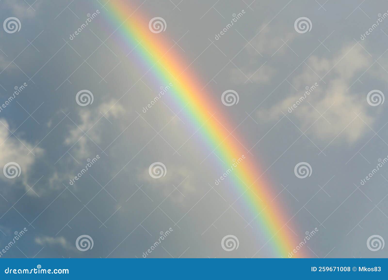 Rainbow on the sky stock photo. Image of environment - 259671008