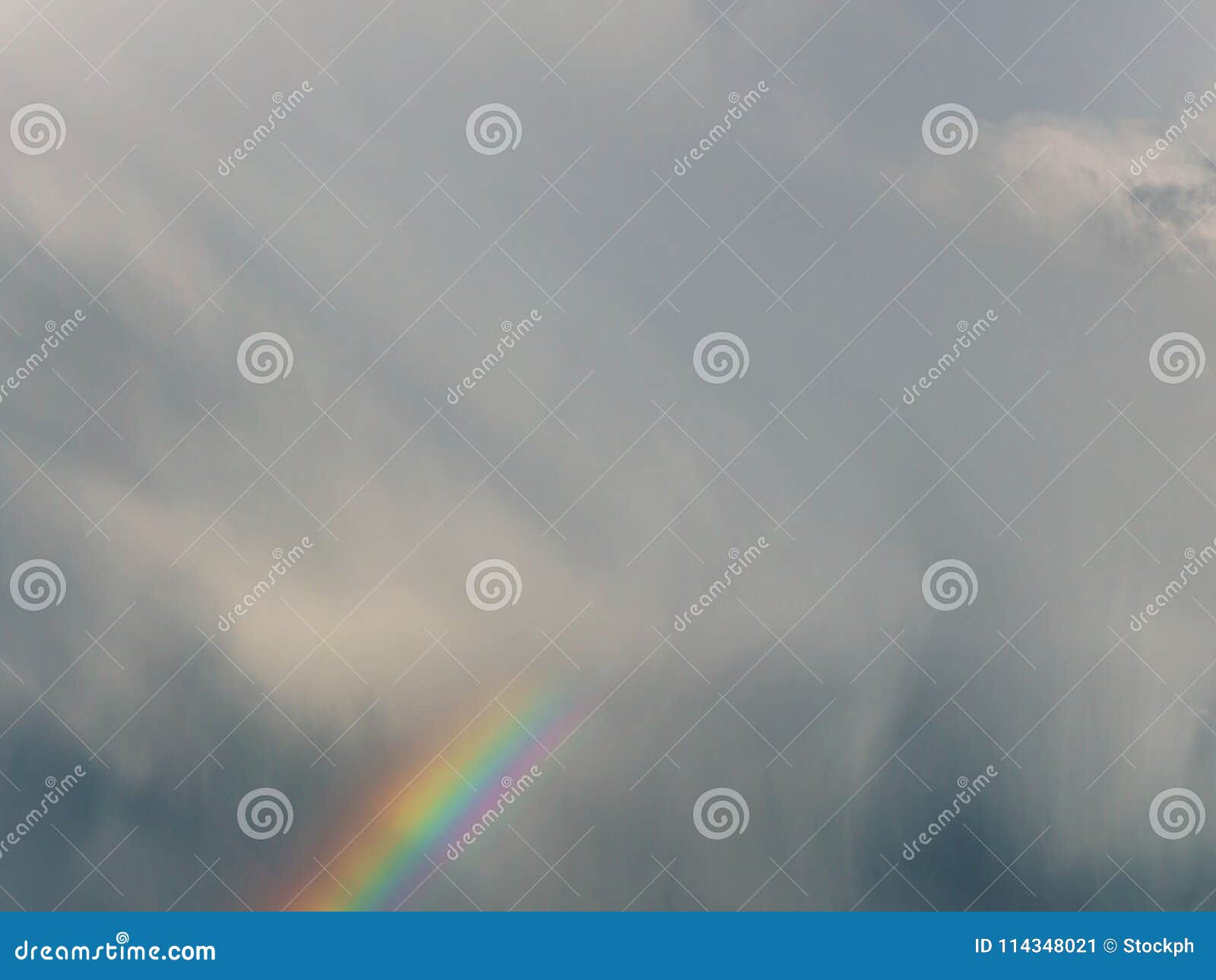 Rainbow in sky stock image. Image of beautiful, nature - 114348021