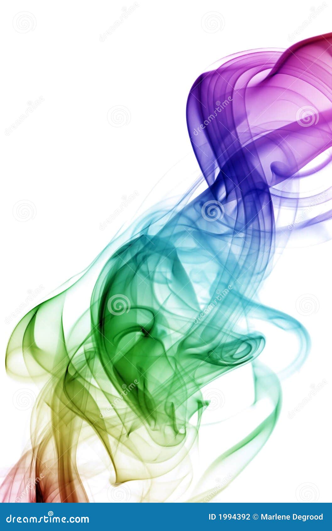 Rainbow Smoke stock photo. Image of colored, burn, puff - 1994392