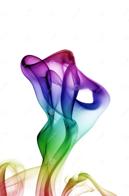 Rainbow Smoke Flower stock photo. Image of colored, burn - 2077374