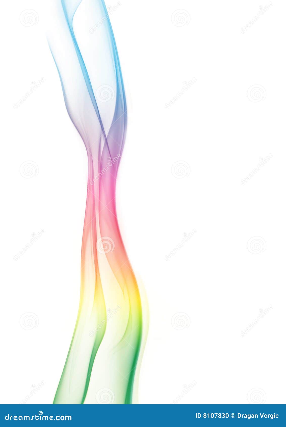 Rainbow Smoke Pillar stock photo. Image of smoke, shape - 8107830