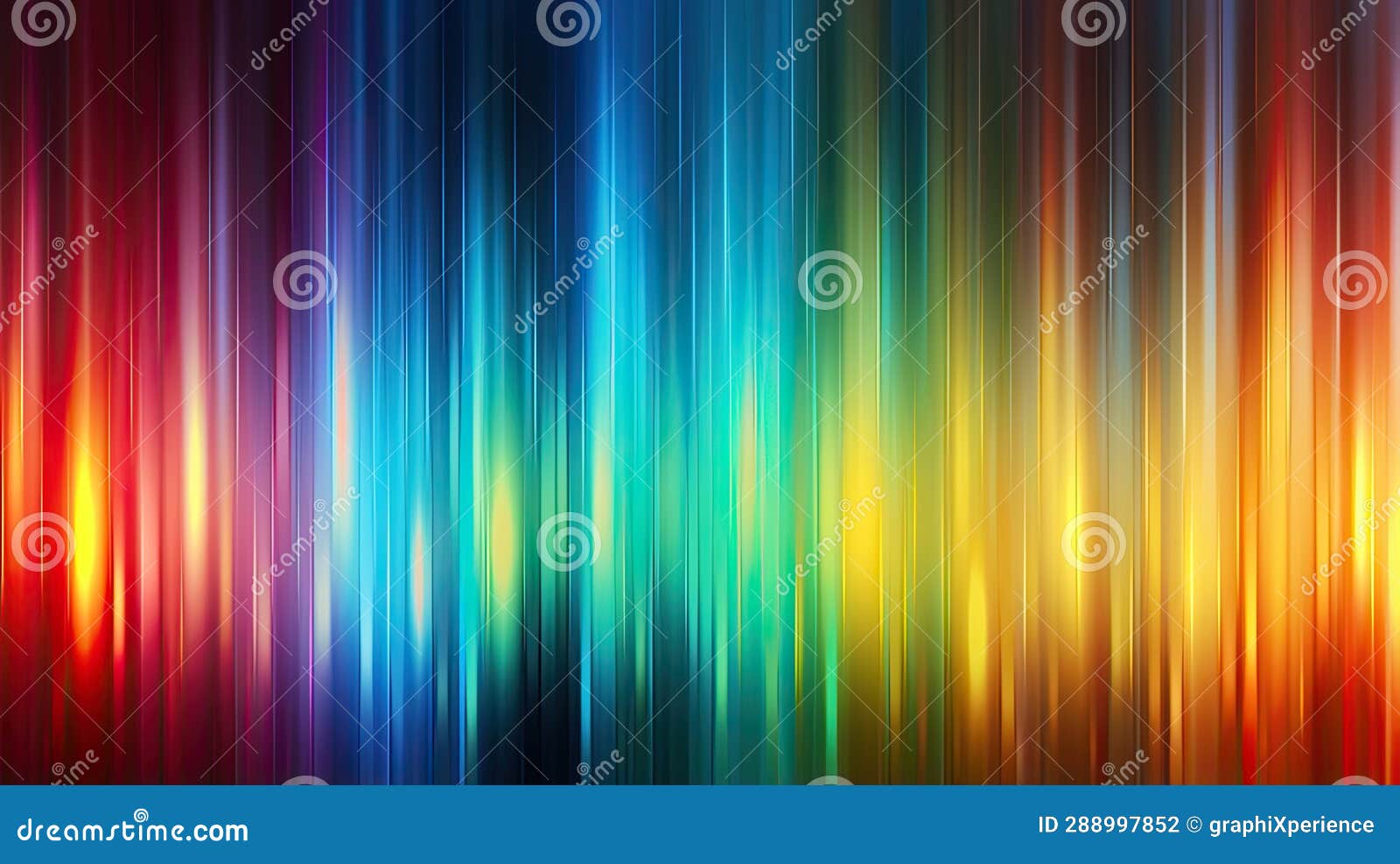 Rainbow Sound Symphony stock illustration. Illustration of visual ...