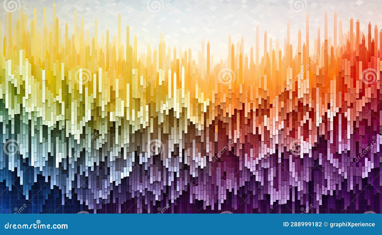 Rainbow Sound Symphony stock illustration. Illustration of unique ...