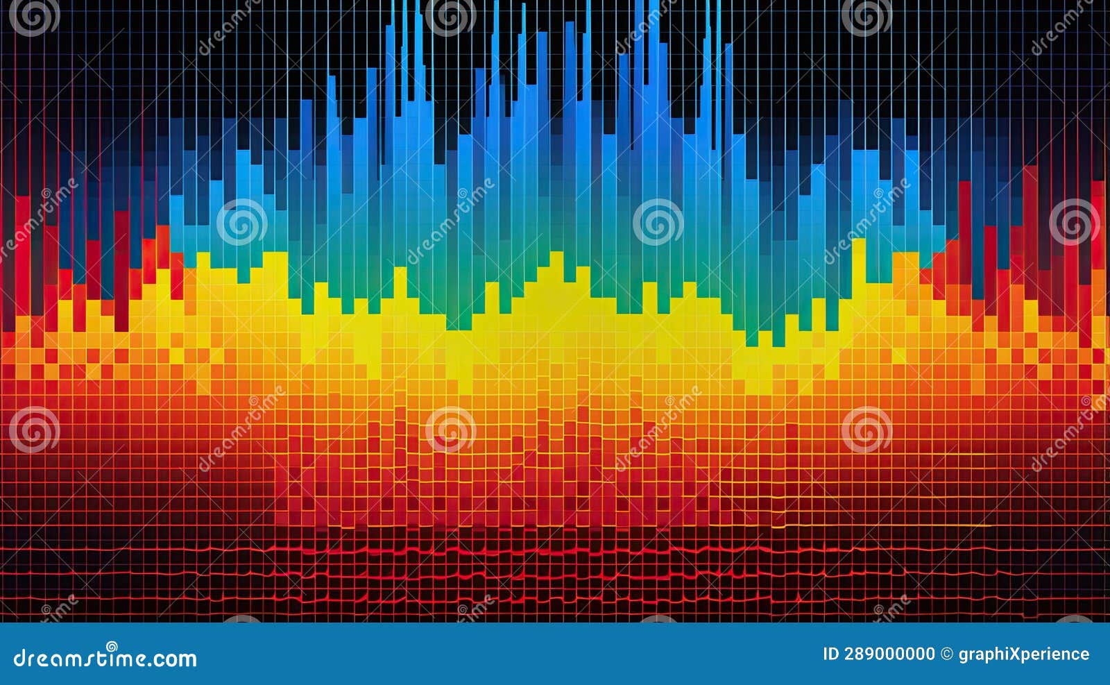 Rainbow Sound Symphony stock illustration. Illustration of velvia ...