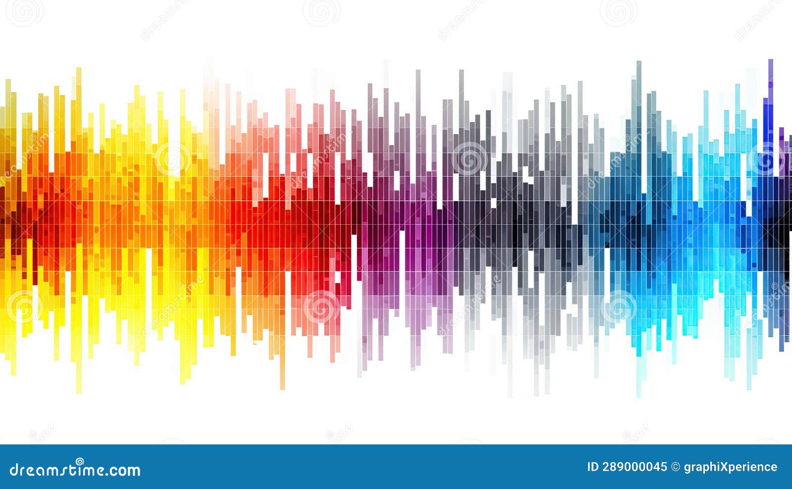 Rainbow Sound Symphony stock illustration. Illustration of junglepunk ...