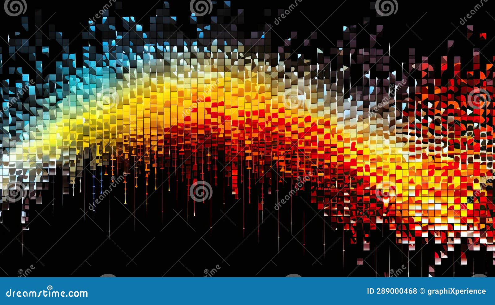 Rainbow Sound Symphony stock illustration. Illustration of unique ...