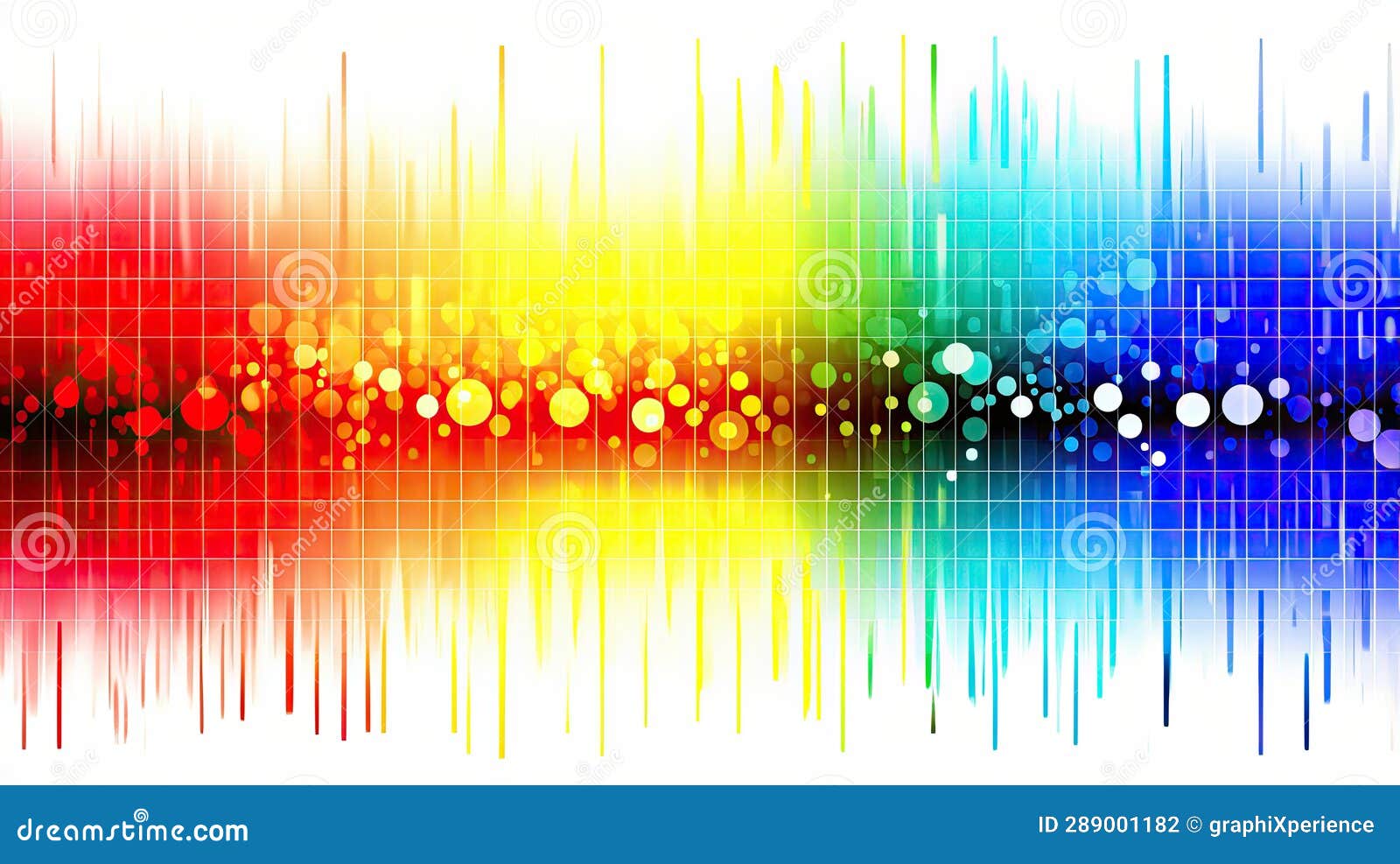 Rainbow Sound Symphony stock illustration. Illustration of calculated ...