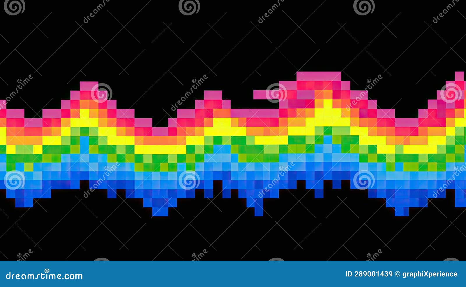 Rainbow Sound Symphony stock illustration. Illustration of stacks ...