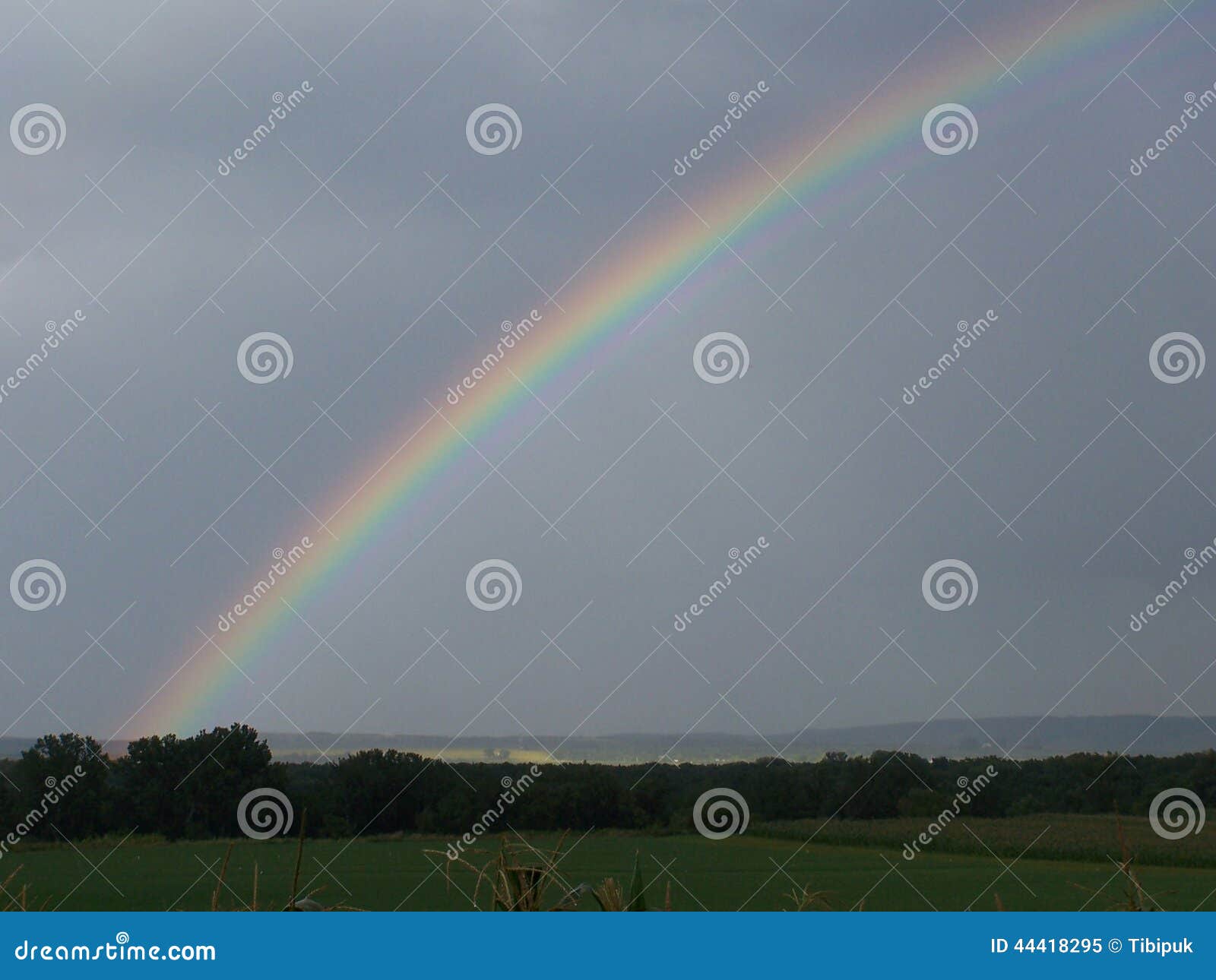 Rainbow editorial image. Image of rain, rainbow, storm - 44418295