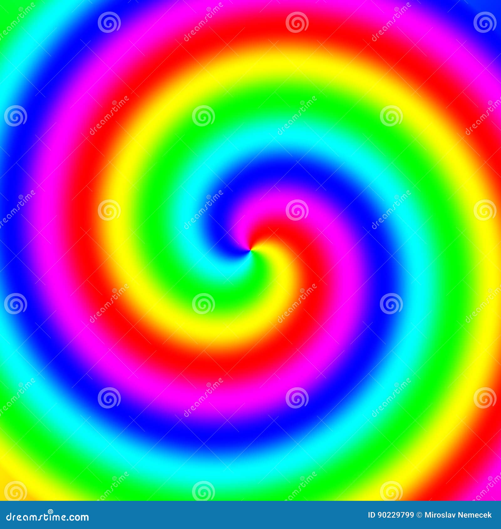 On The Rainbow Spectral Background, The Inscription In English ...