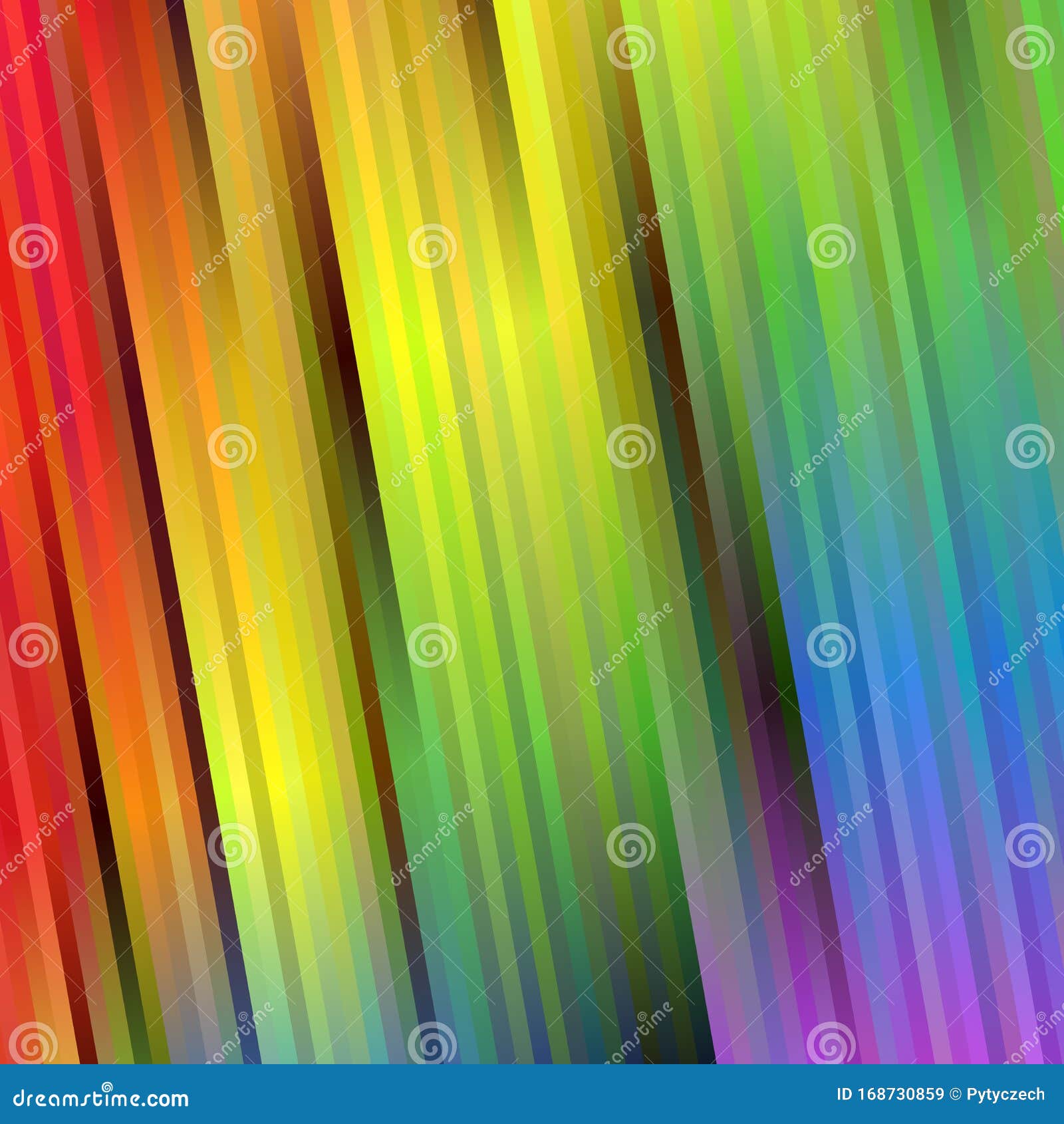 Rainbow Spectrum Background of Blurred Slanting Stripes. Abstract ...