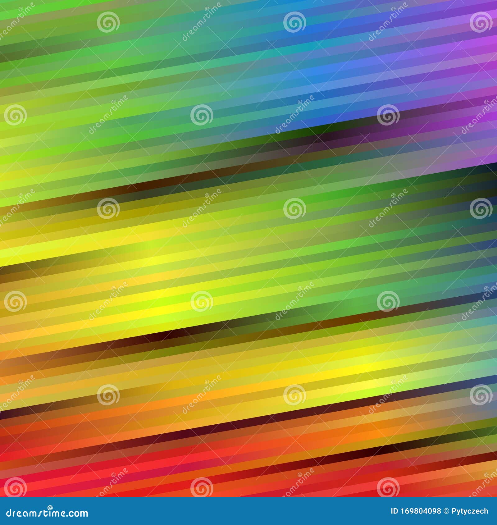Rainbow Spectrum Background of Blurred Slanting Stripes. Abstract ...