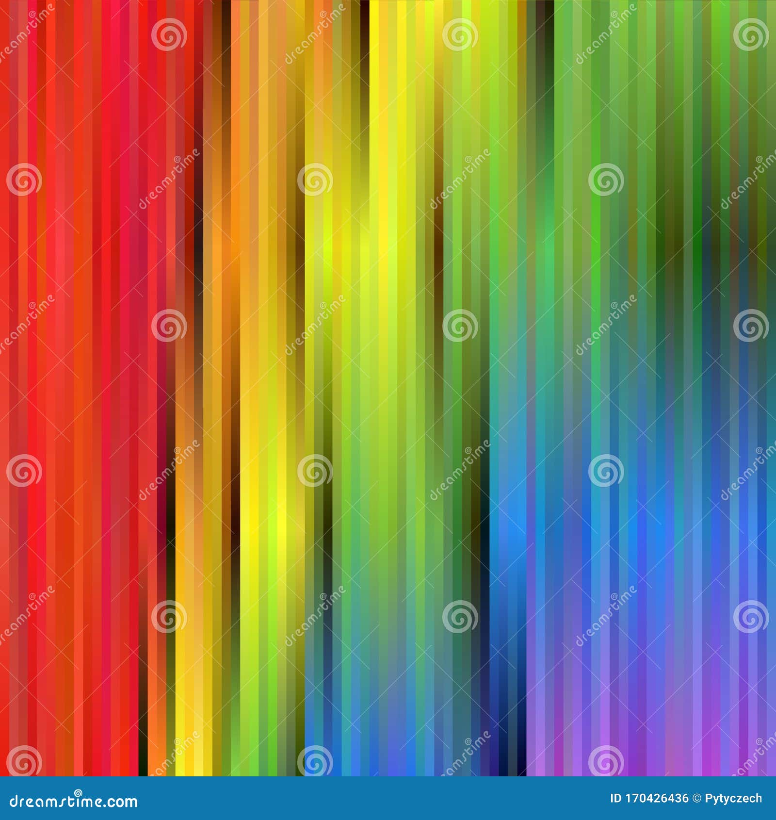 Spectrum Of Vertical Columns Vector Illustration | CartoonDealer.com ...