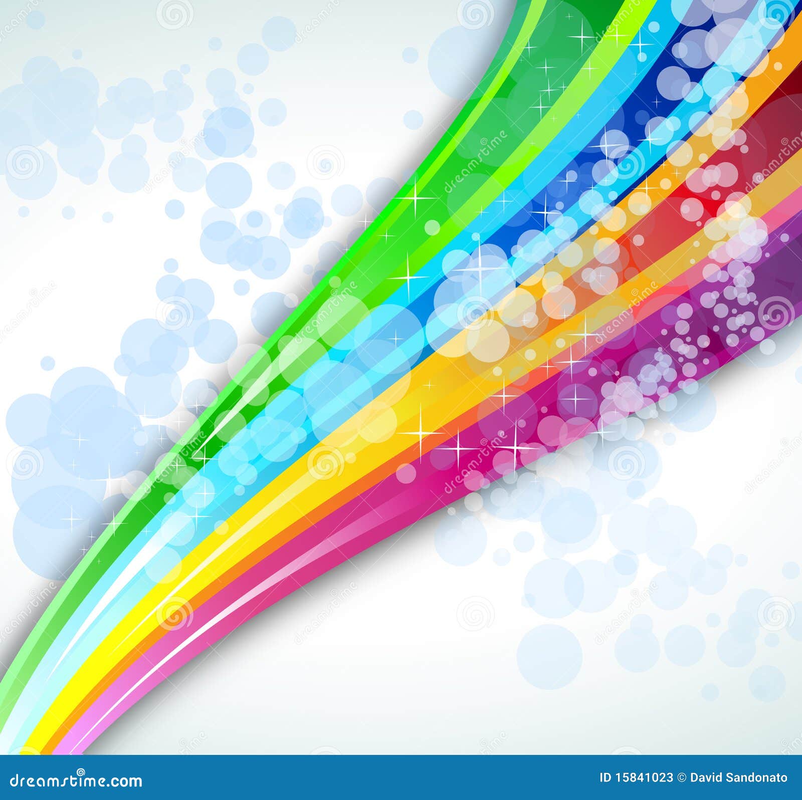 Rainbow Spectrum Background for Brochure or Flyers Stock Illustration ...