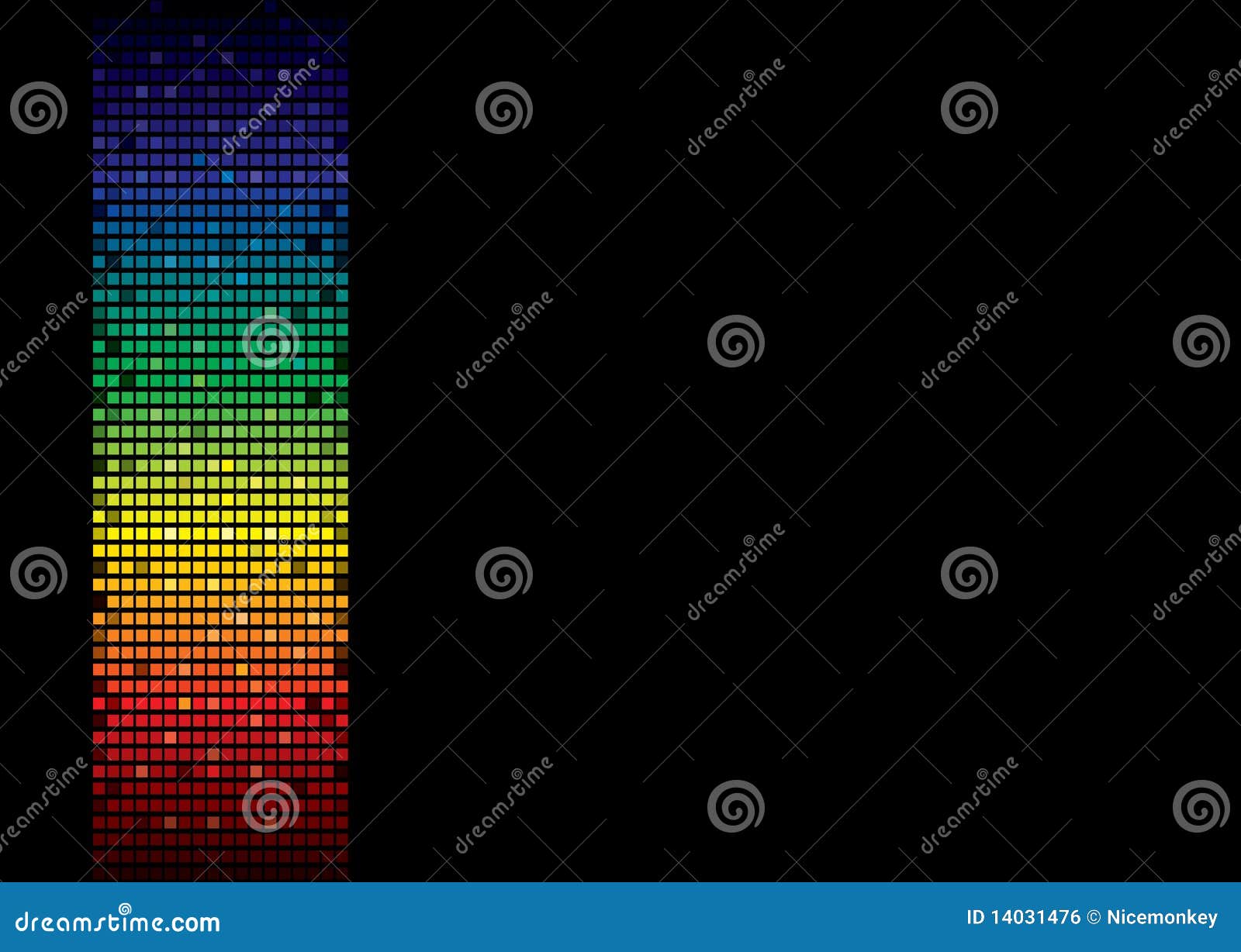 Rainbow spectrum banner stock vector. Illustration of graph - 14031476