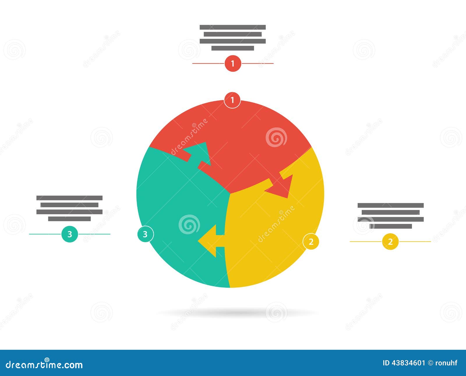 Rainbow Spectrum Colored Puzzle Presentation Infographic Template with ...