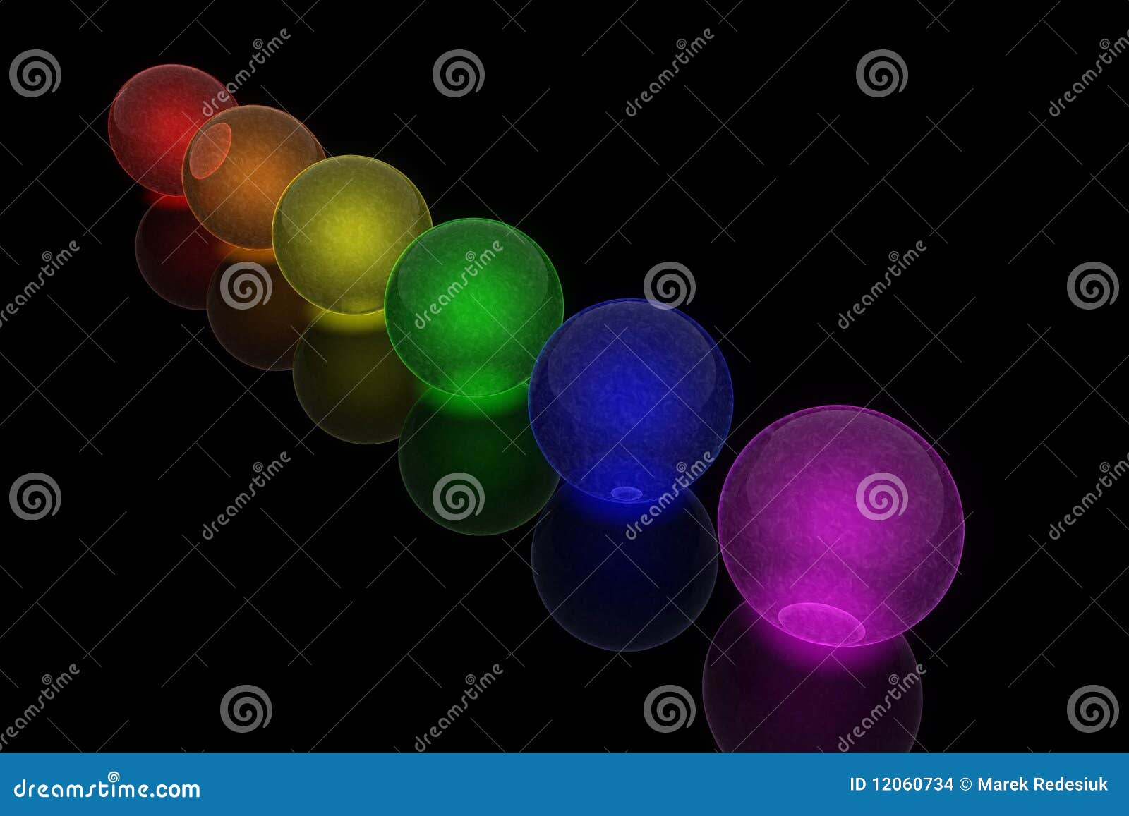 Rainbow spheres stock photo. Image of spheres, subculture - 12060734