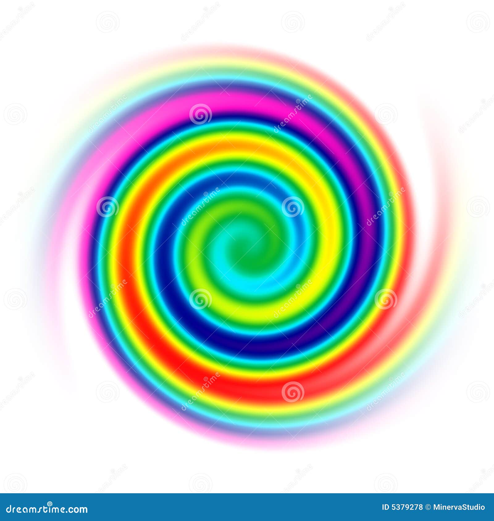 Rainbow spiral stock illustration. Illustration of website - 5379278