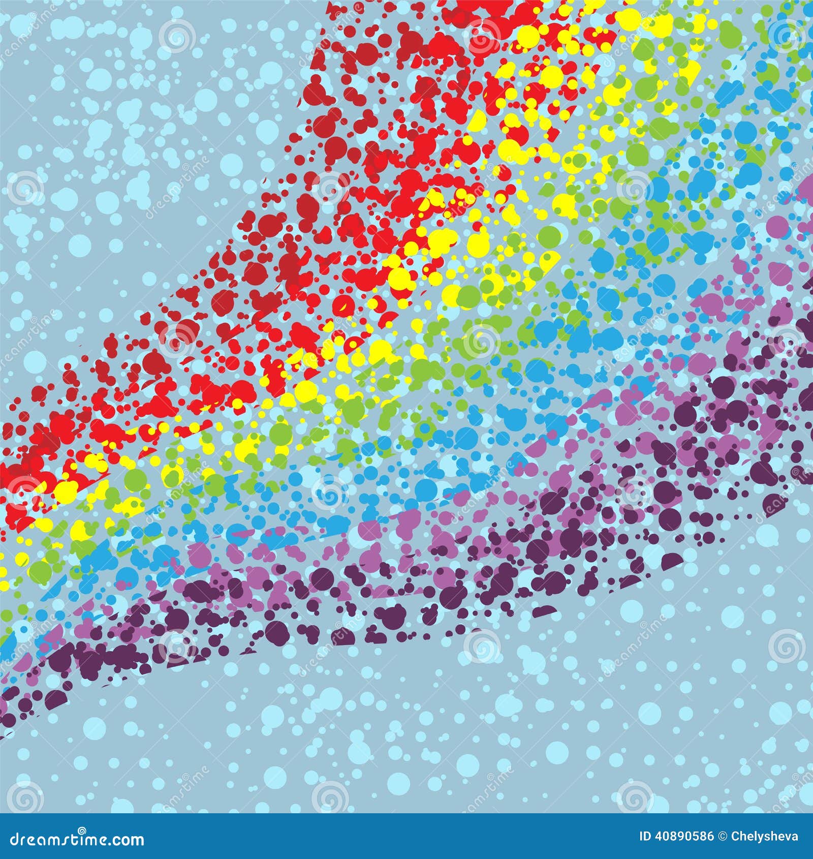 Rainbow splash stock vector. Illustration of design, curve - 40890586