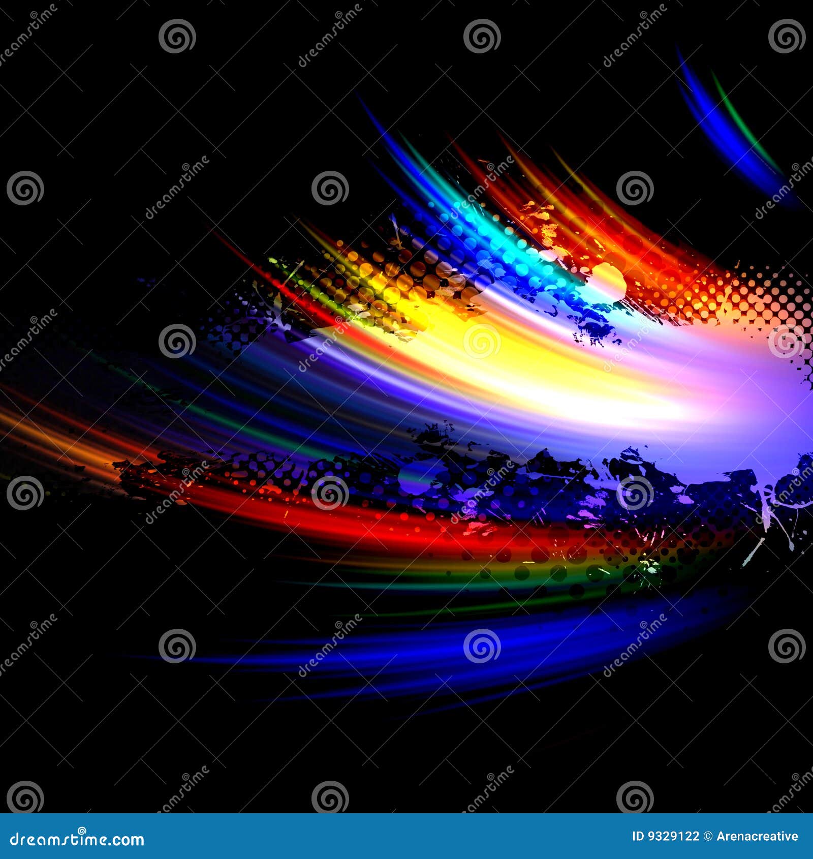 Rainbow Splatter Layout Royalty-Free Stock Image | CartoonDealer.com ...