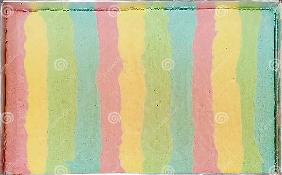 Rainbow Sponge Cake Colours Stock Photo - Image of cake, colours: 292864106