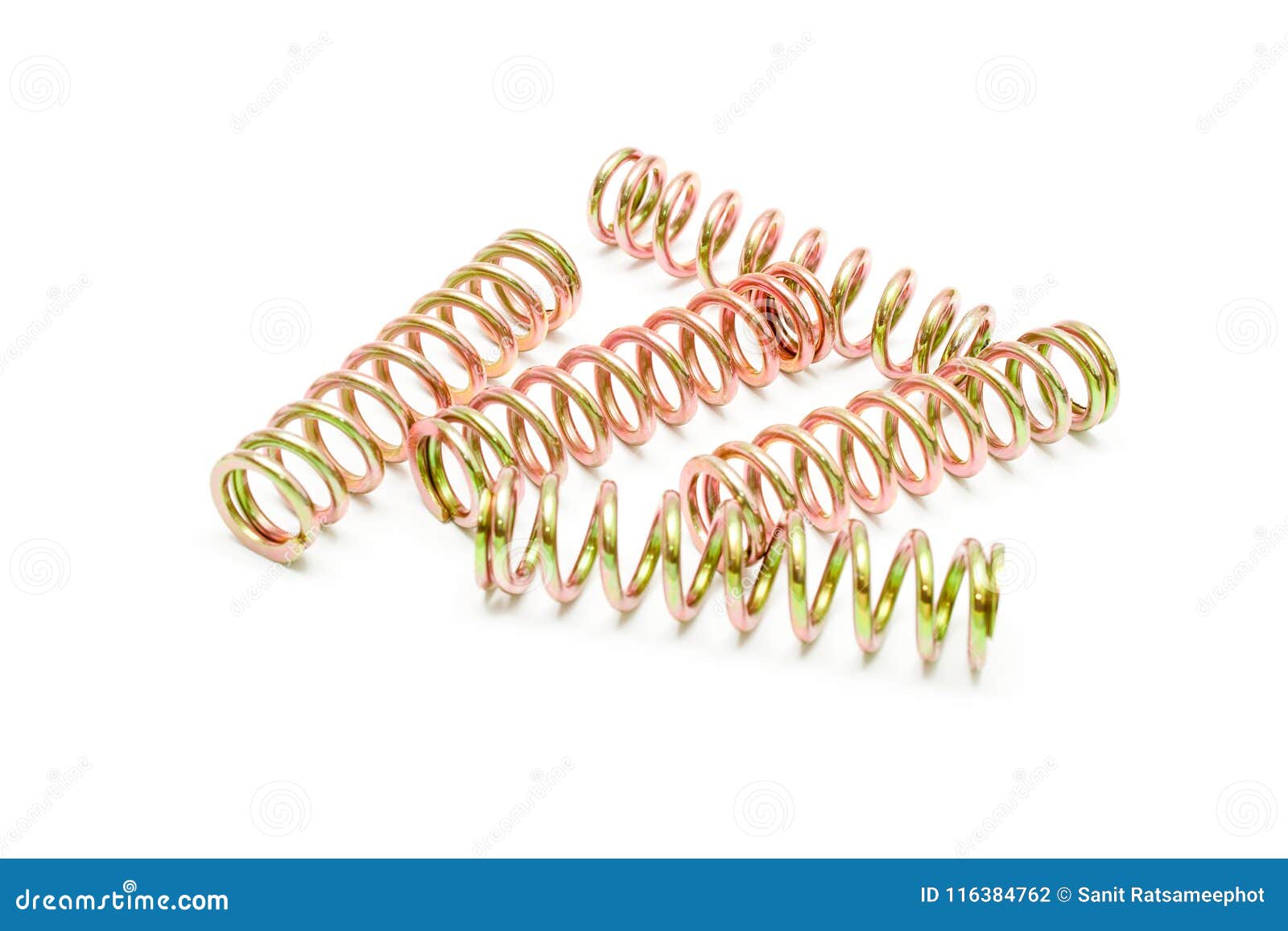 Rainbow spring steel pile. stock photo. Image of five - 116384762