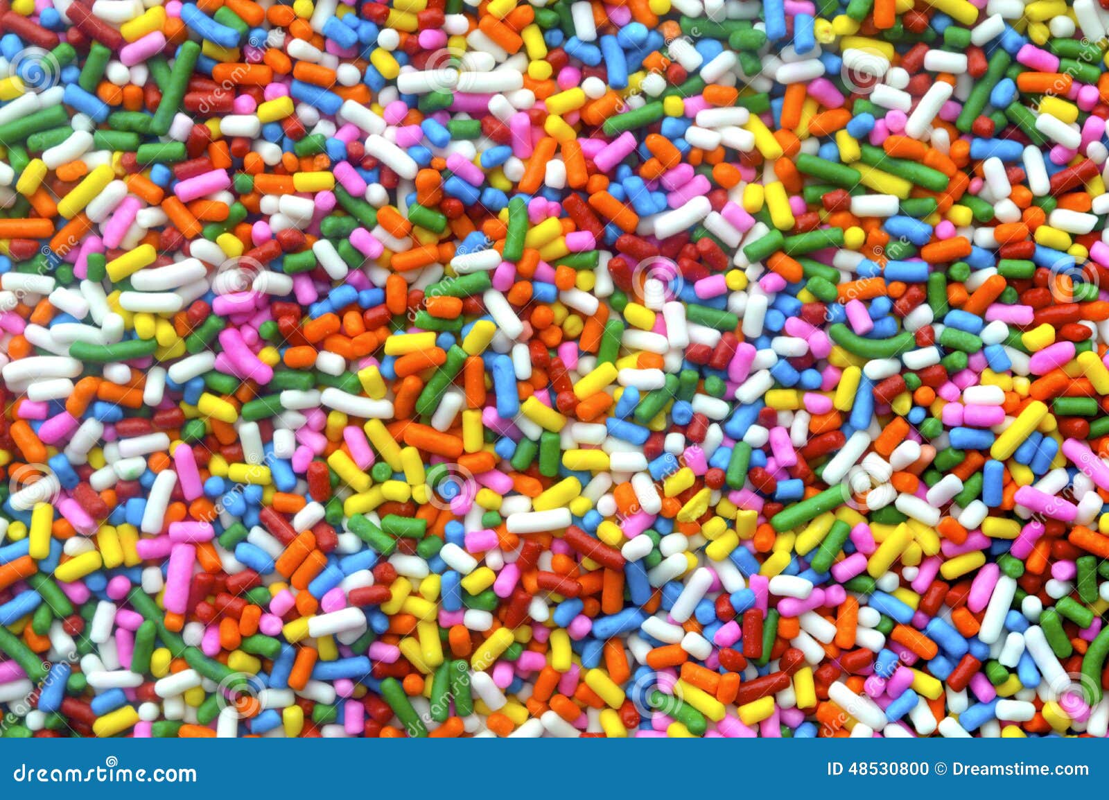 Rainbow Sprinkles stock photo. Image of editorial, mixed - 48530800