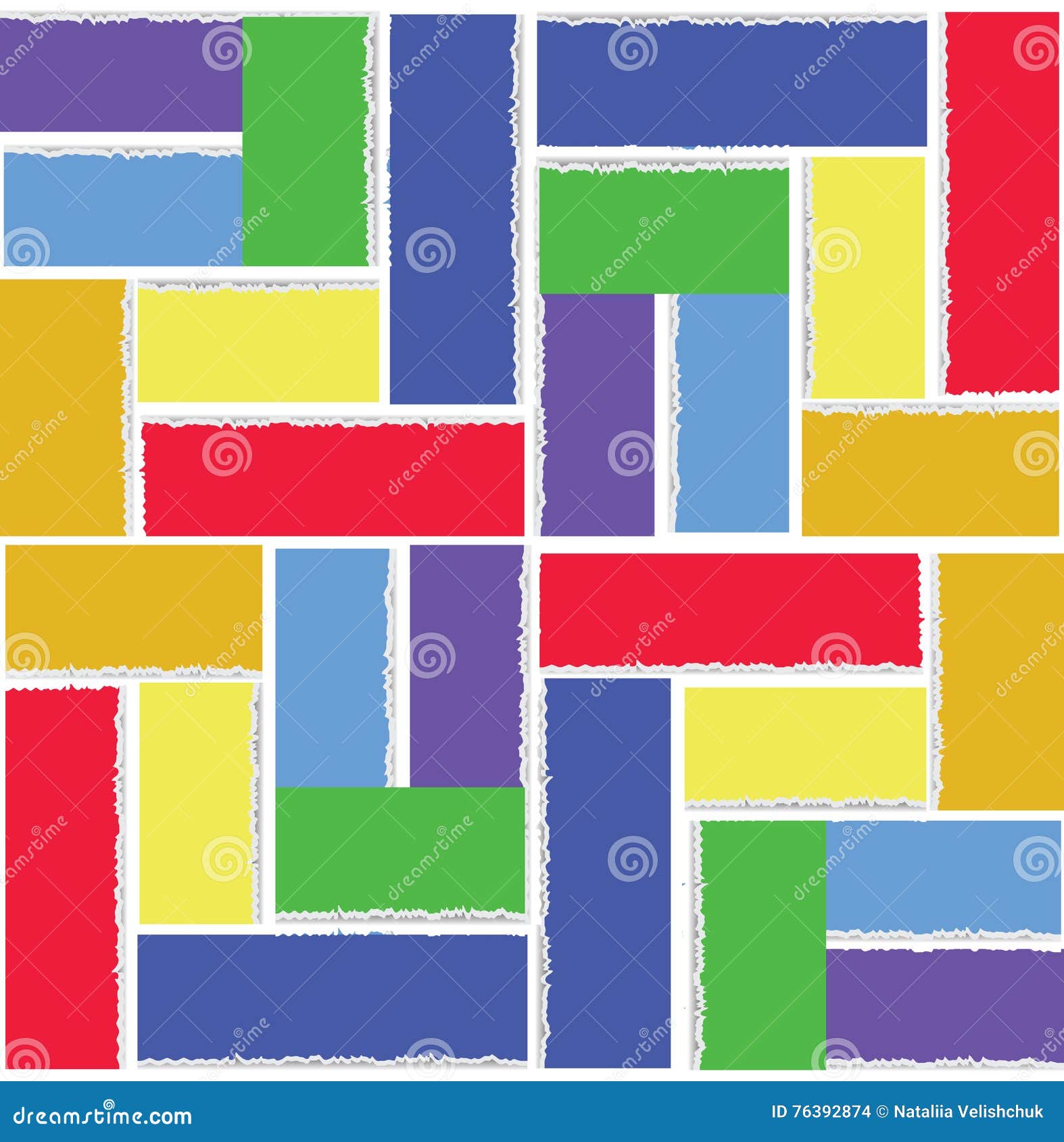 Rainbow Square. Abstract Geometric Pattern Stock Vector - Illustration ...