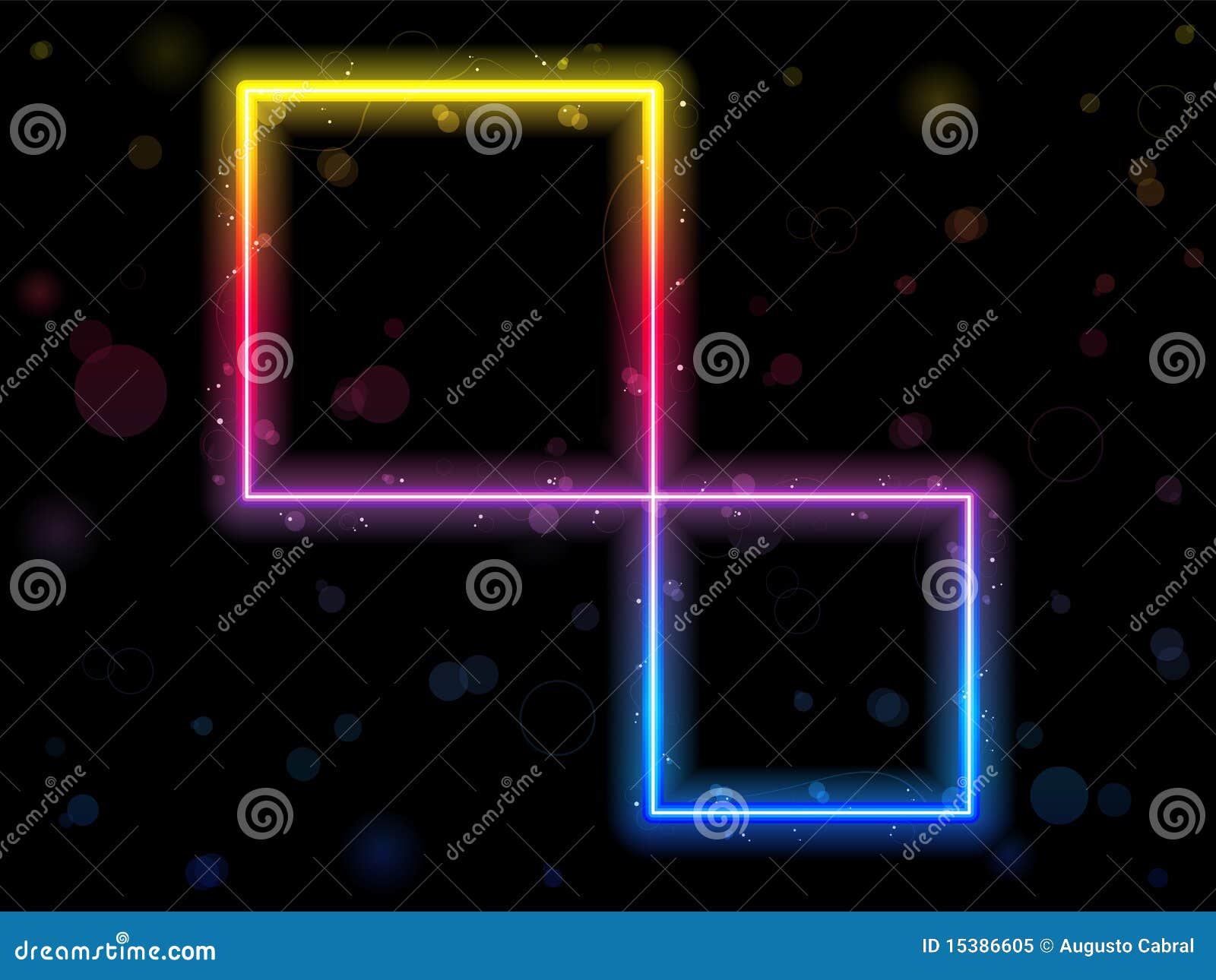 Rainbow Square Border Vector Illustration | CartoonDealer.com #16031362