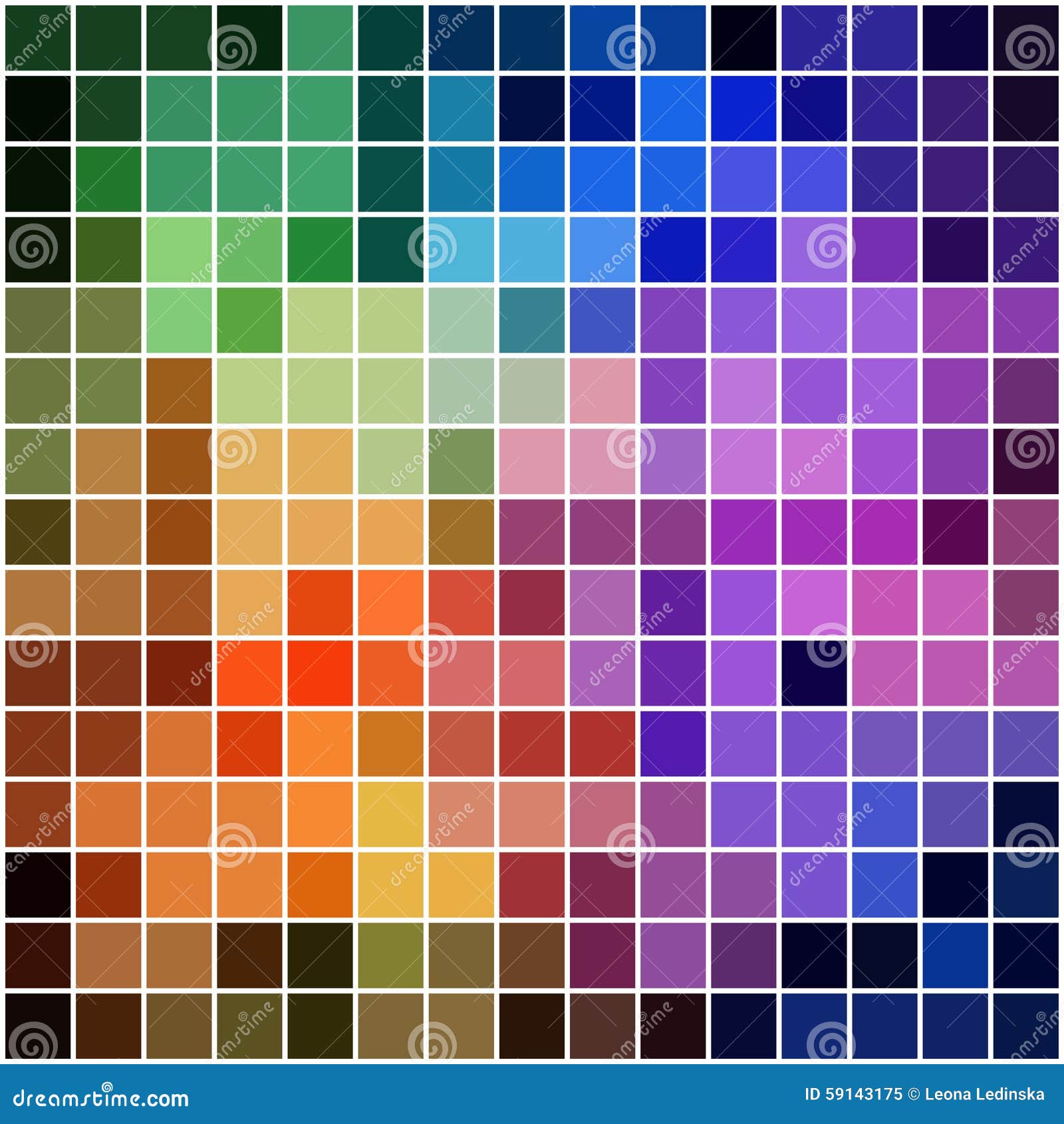 Rainbow Square Border Vector Illustration | CartoonDealer.com #16031362