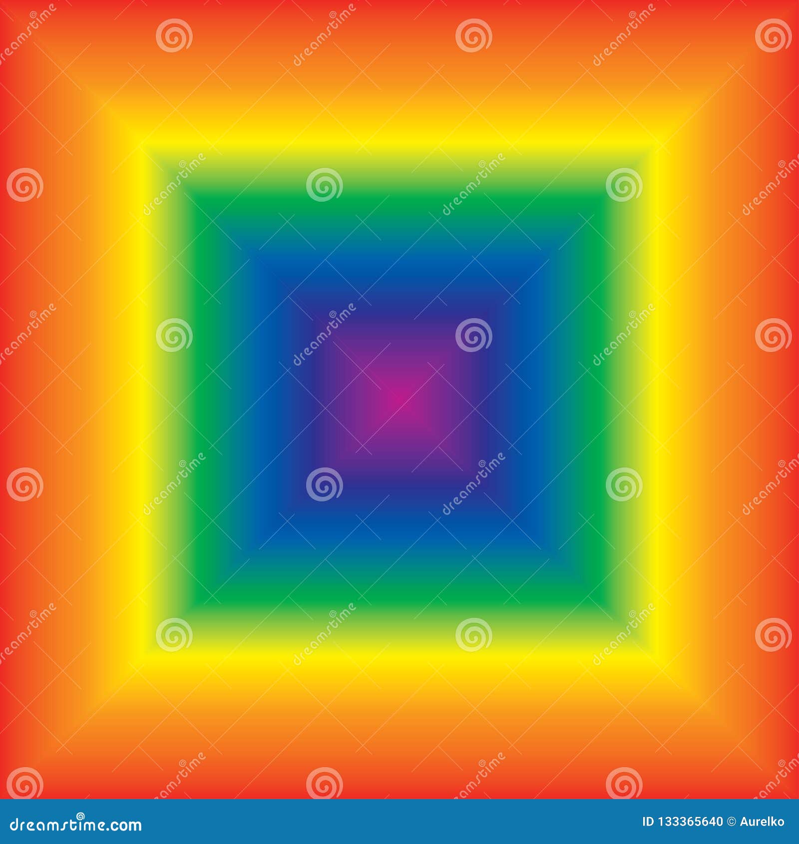 Rainbow square 2 stock vector. Illustration of backdrop - 133365640