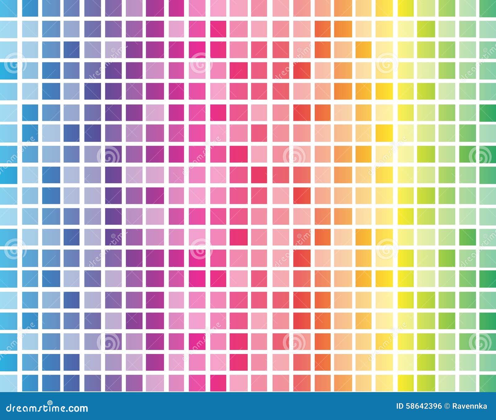 White Grid On Blue Background. Blueprint Design. Checkered Blank ...