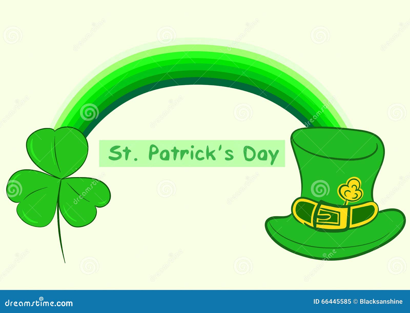 Rainbow of a St. Patrick S Day Stock Vector - Illustration of ...