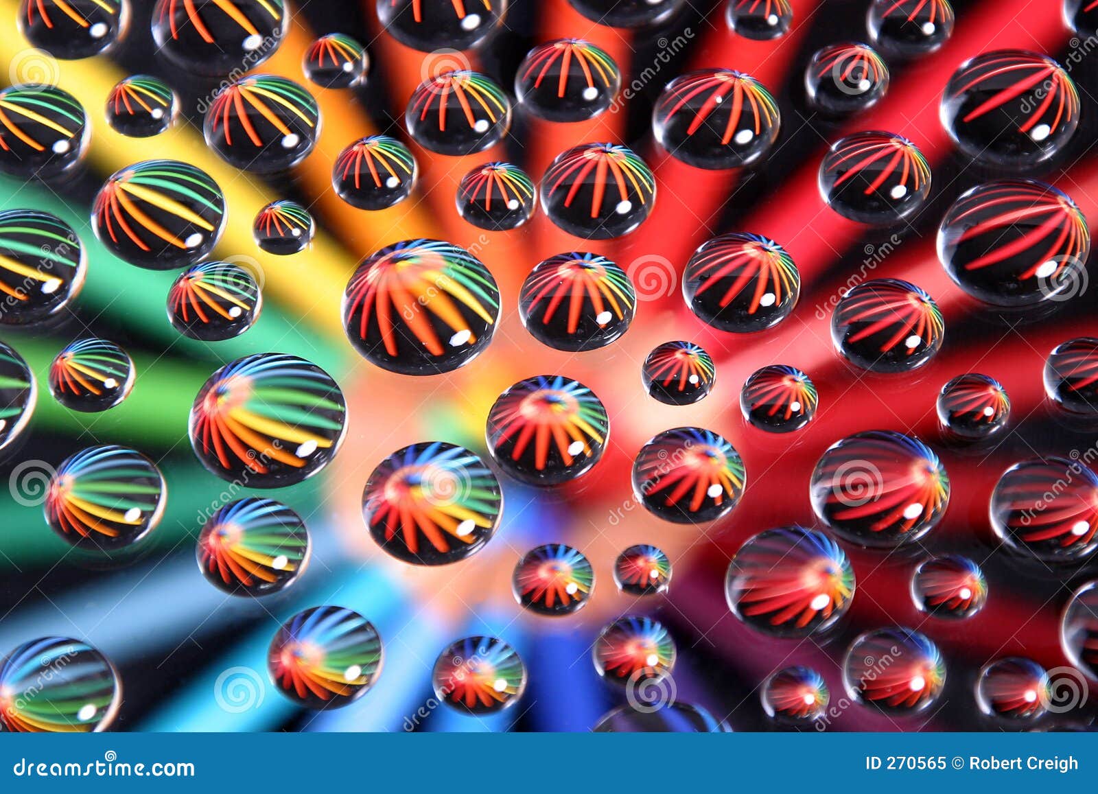 Rainbow stars stock illustration. Illustration of abstract - 270565
