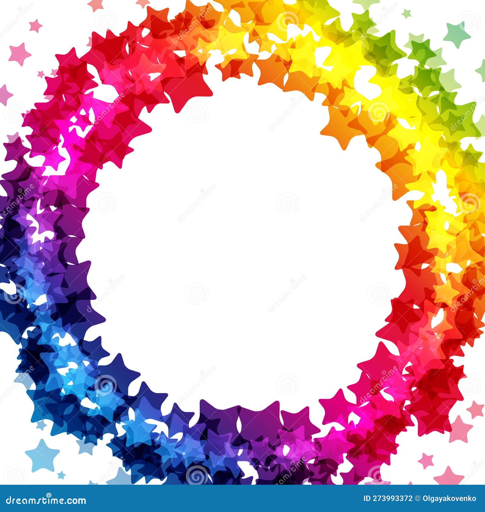 Rainbow Stars Border, Texture, Carnival Bright Decoration Card Stock ...