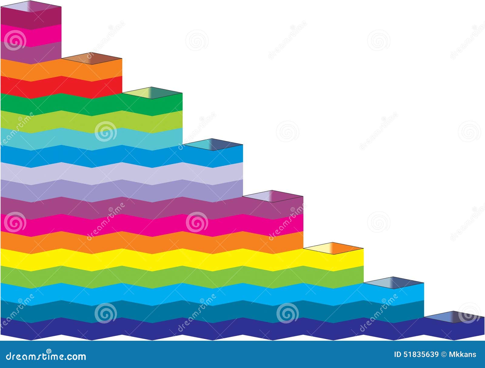Steps To Rainbow Royalty-Free Stock Image | CartoonDealer.com #17581216