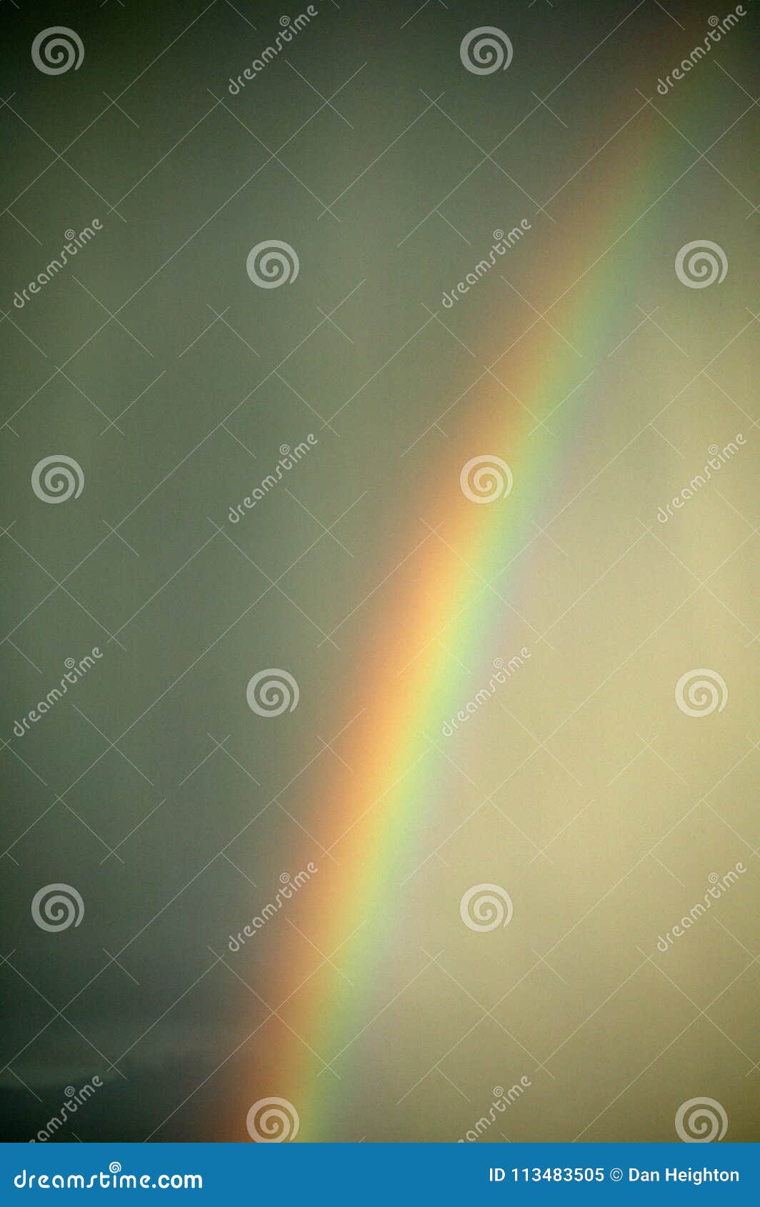 RAINBOW in STORMY SKY stock image. Image of rain, colorful - 113483505