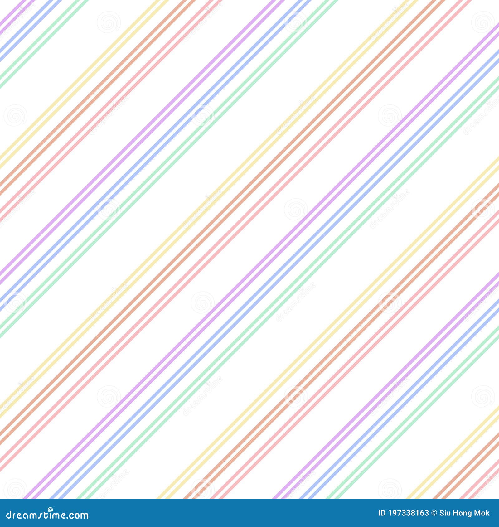 Rainbow Stripe Seamless Pattern Background in Diagonal Style Stock ...