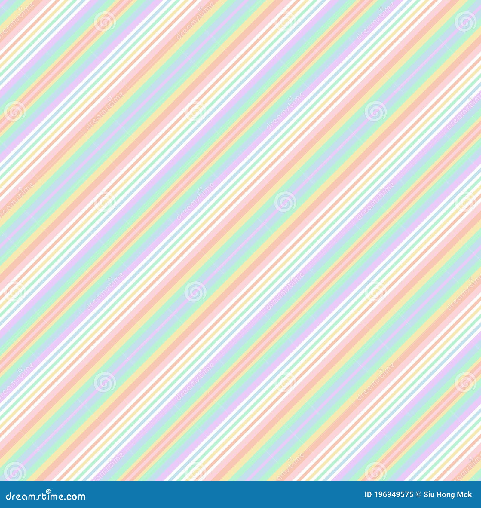 Rainbow Stripe Seamless Pattern Background in Diagonal Style Stock ...