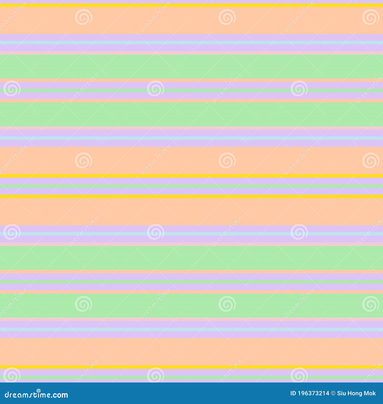 Rainbow Stripe Seamless Pattern Background in Horizontal Style Stock ...