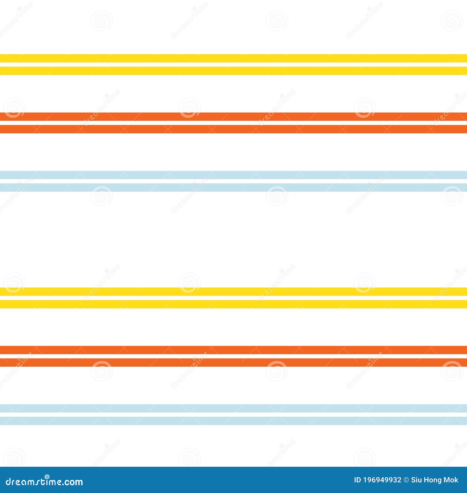 Rainbow Stripe Seamless Pattern Background in Horizontal Style Stock ...