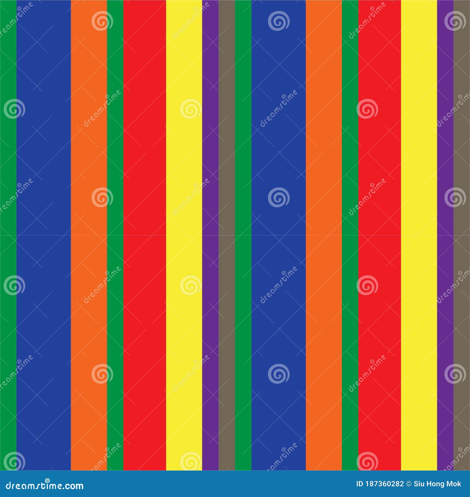 Rainbow Stripe Seamless Pattern Background in Vertical Style Stock ...