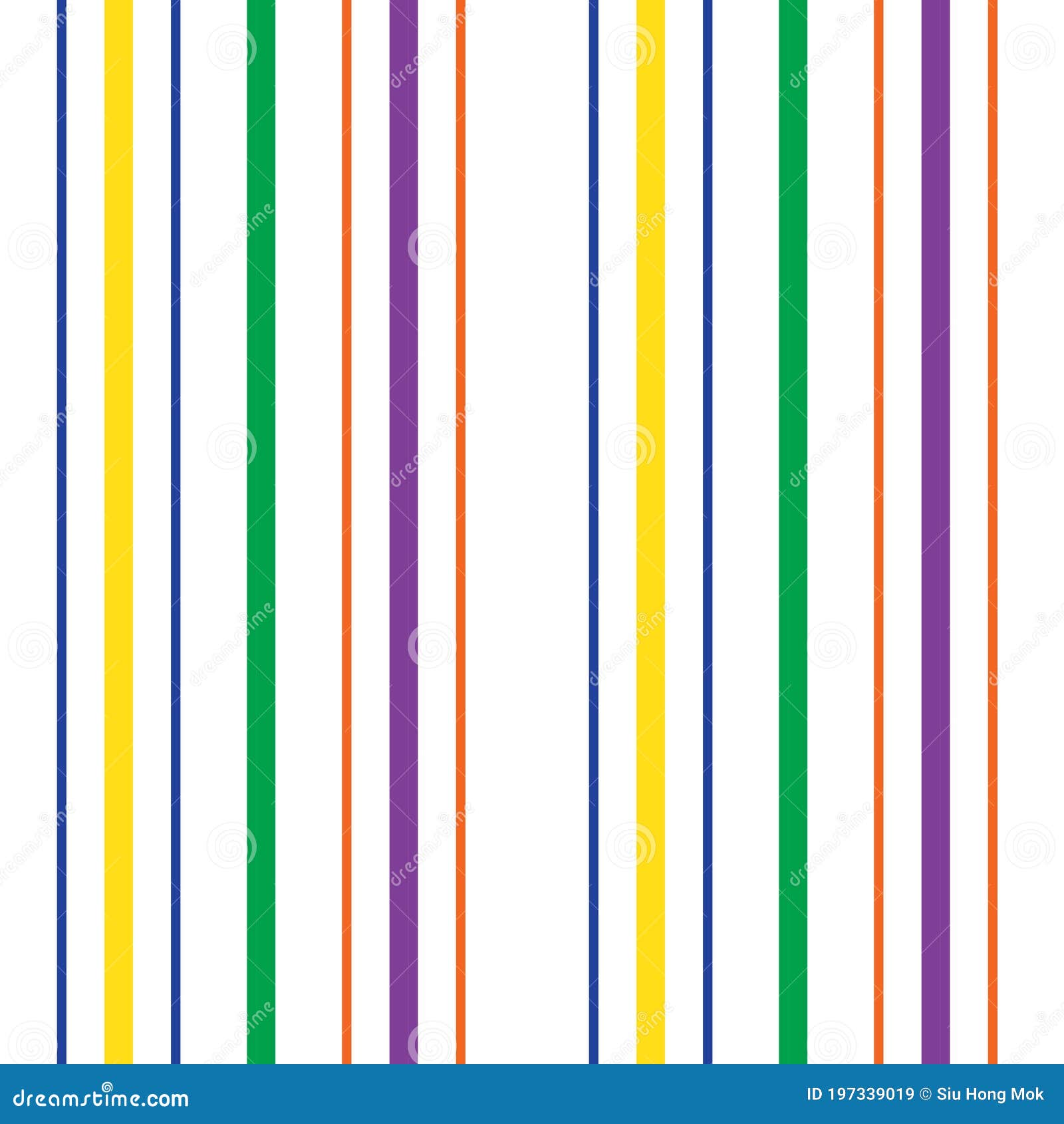 Rainbow Stripe Seamless Pattern Background in Vertical Style Stock ...