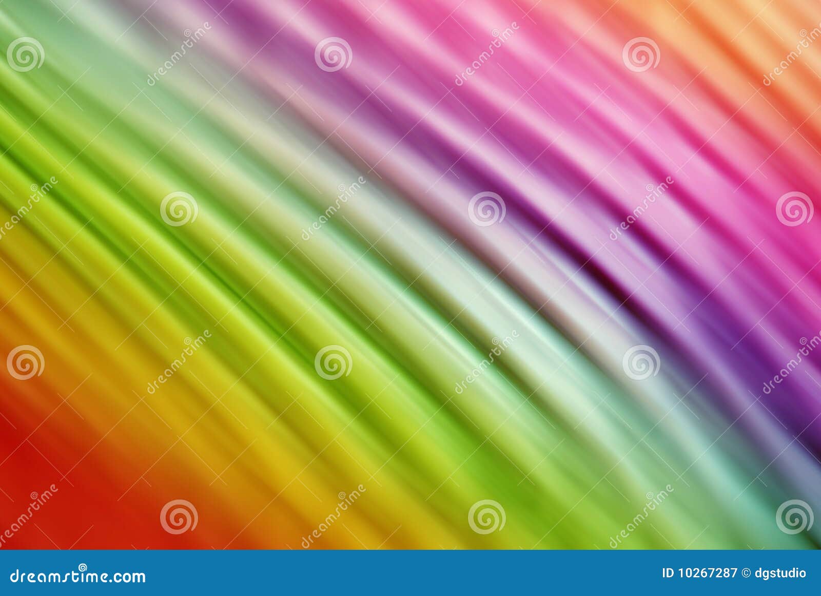 Rainbow Striped Vortex Converging To The Center. Optical Illusion Of ...