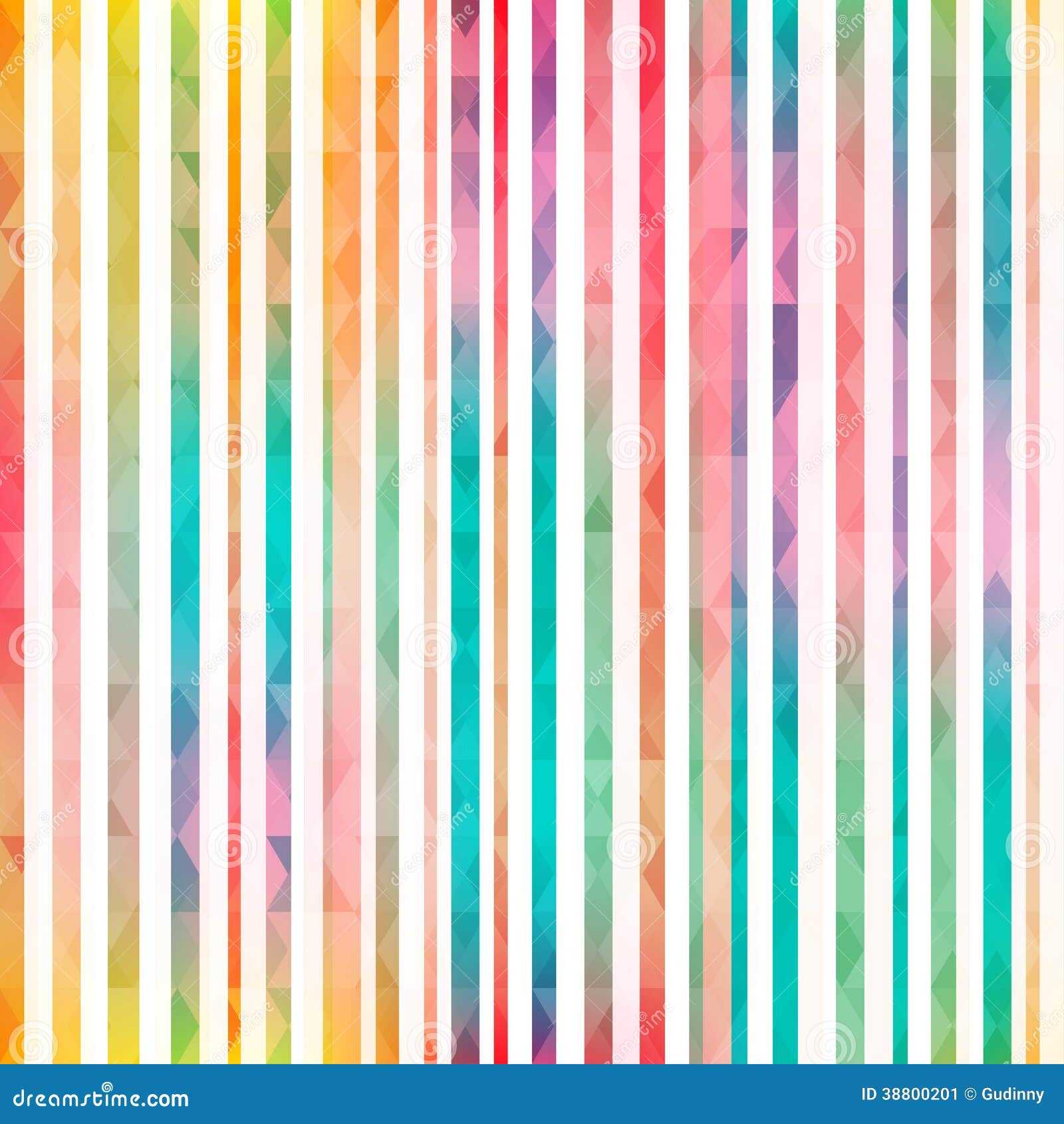 Rainbow Stripes Seamless Pattern Stock Vector - Illustration of ...