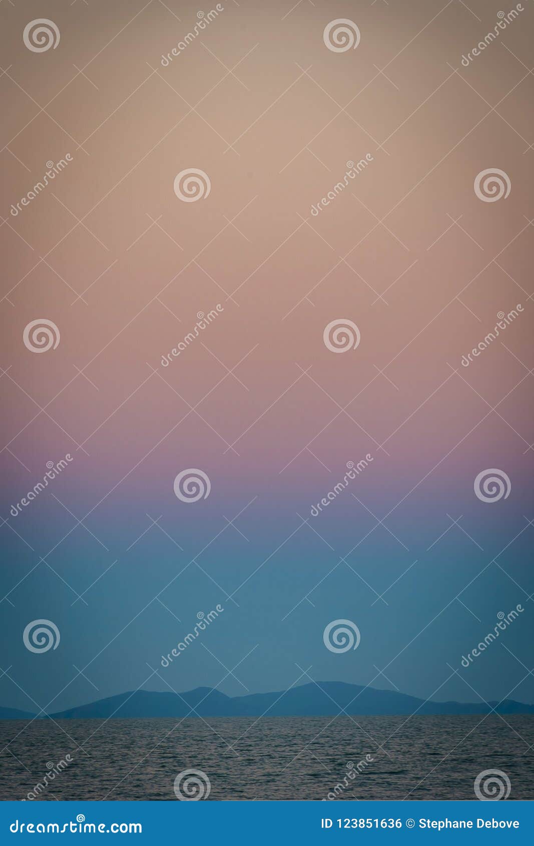 Rainbow Sunset Blue Purple Pink in the Sky Stock Photo - Image of ...