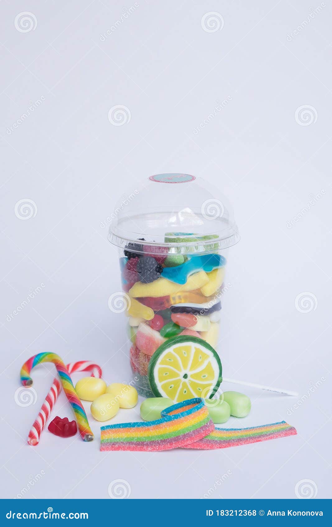 Rainbow stock photo. Image of rainbow, candy, sweets - 183212368