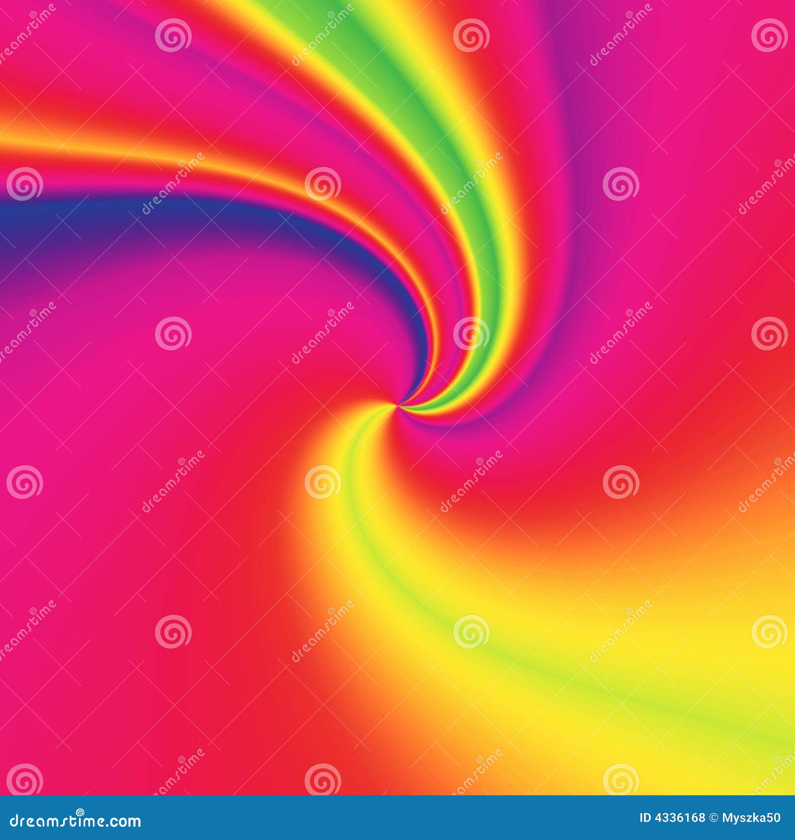 Rainbow Swirl Stock Illustration Illustration Of Backdrop 4336168