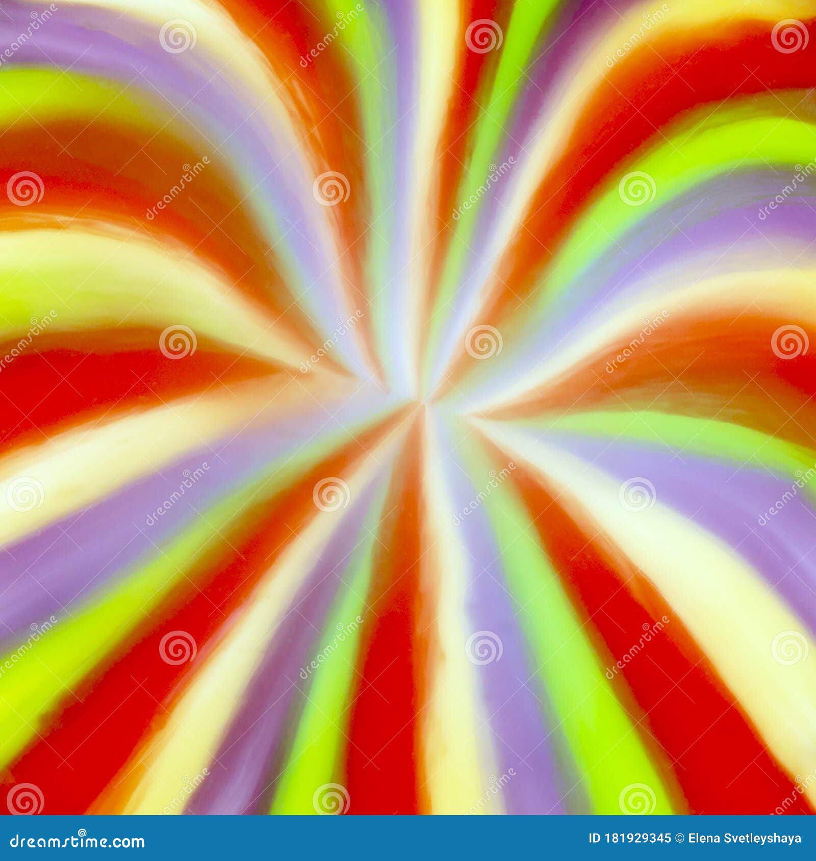 Rainbow Swirl Abstract Background. Rainbow Pattern Stock Illustration ...