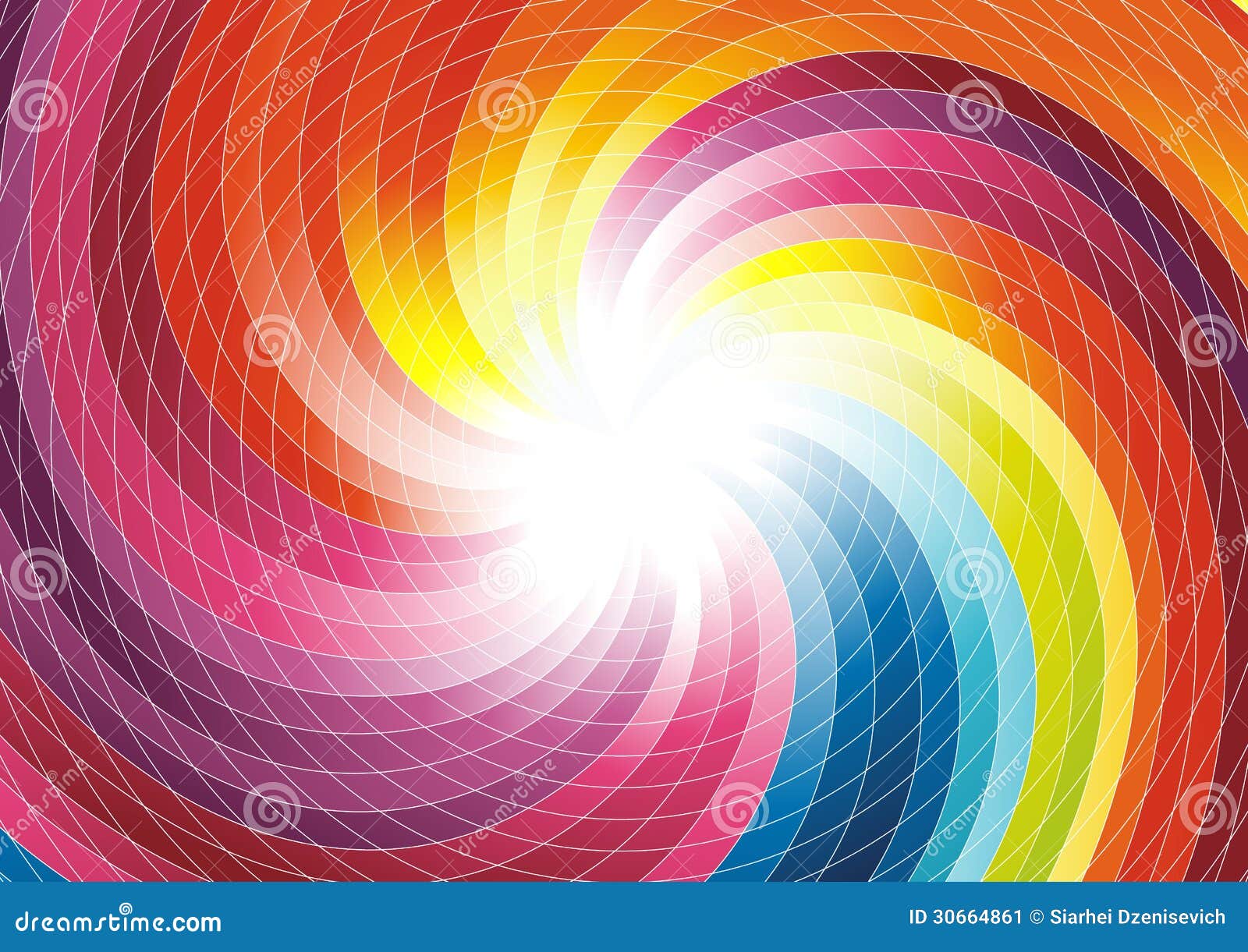 Rainbow Swirl - Abstract Colorful Background Stock Vector ...
